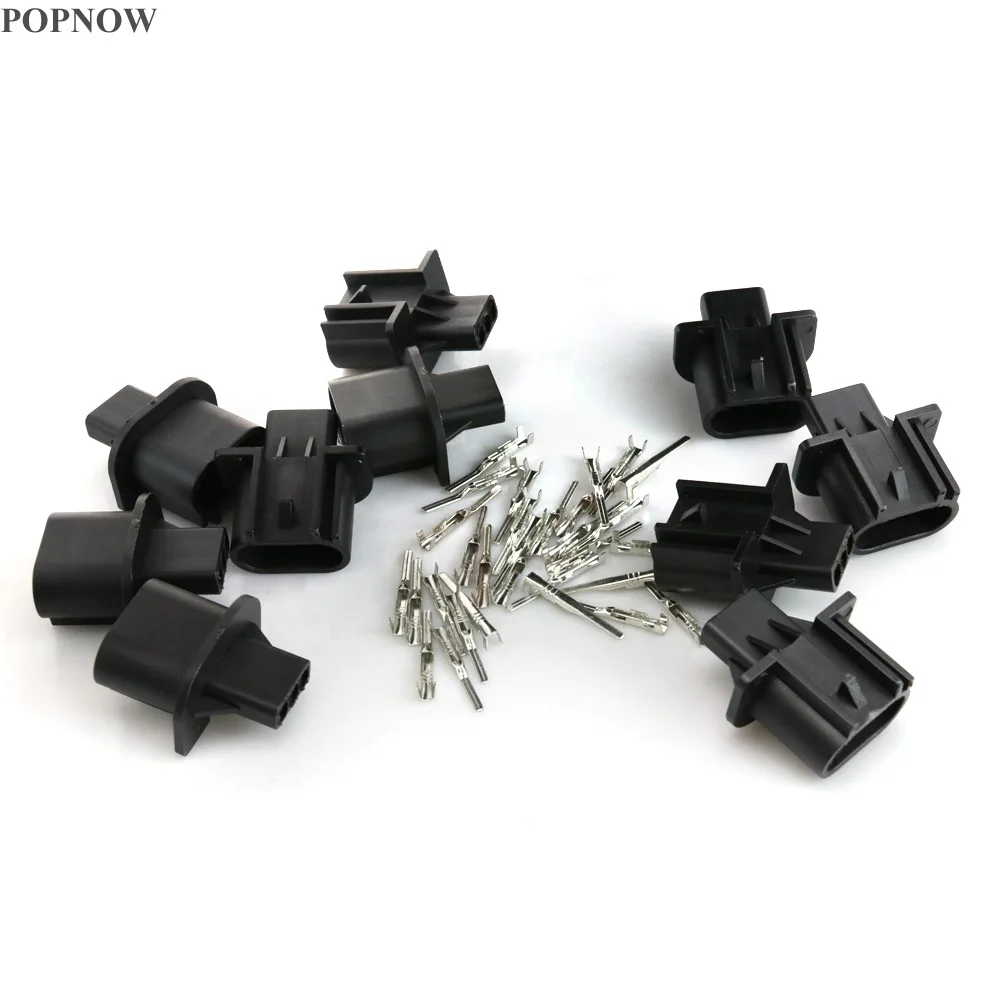 10pcs/lot H13 Headlight Male Connector Socket Adapter Car HID Xenon ...