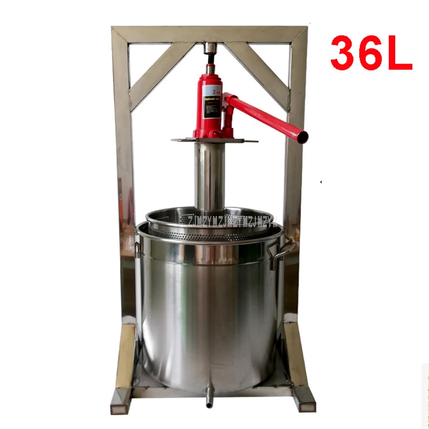 36L Capacity Fruit Juice Cold Press Juicing Machine Stainless Steel ...