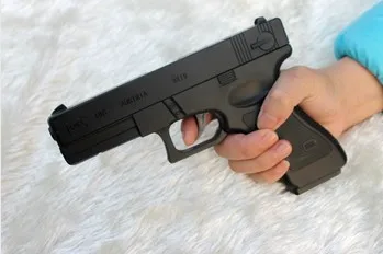 Gun Shape Windproof Flame Butane Gas Cigarette Lighter ,its Glock 18 ...