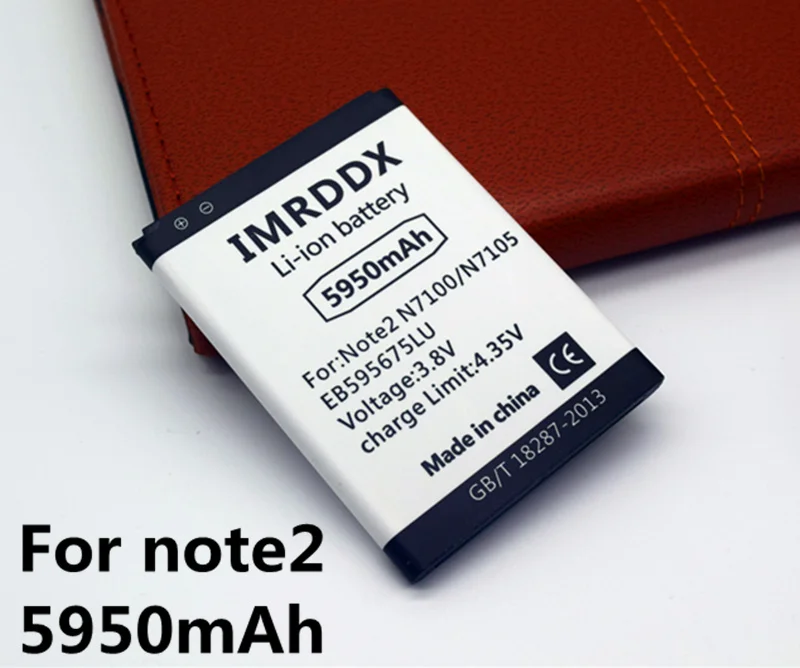 MRDDX 5950mAh EB595675LU For Samsung GALAXY Note 2 Battery Note II ...