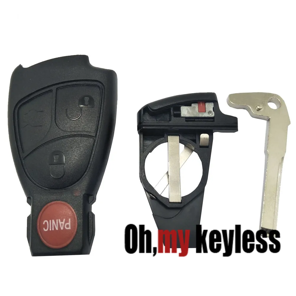 5pcs-lot-Replacement-Keyless-Entry-Key-Case-For-Mercedes-Benz-Remote ...