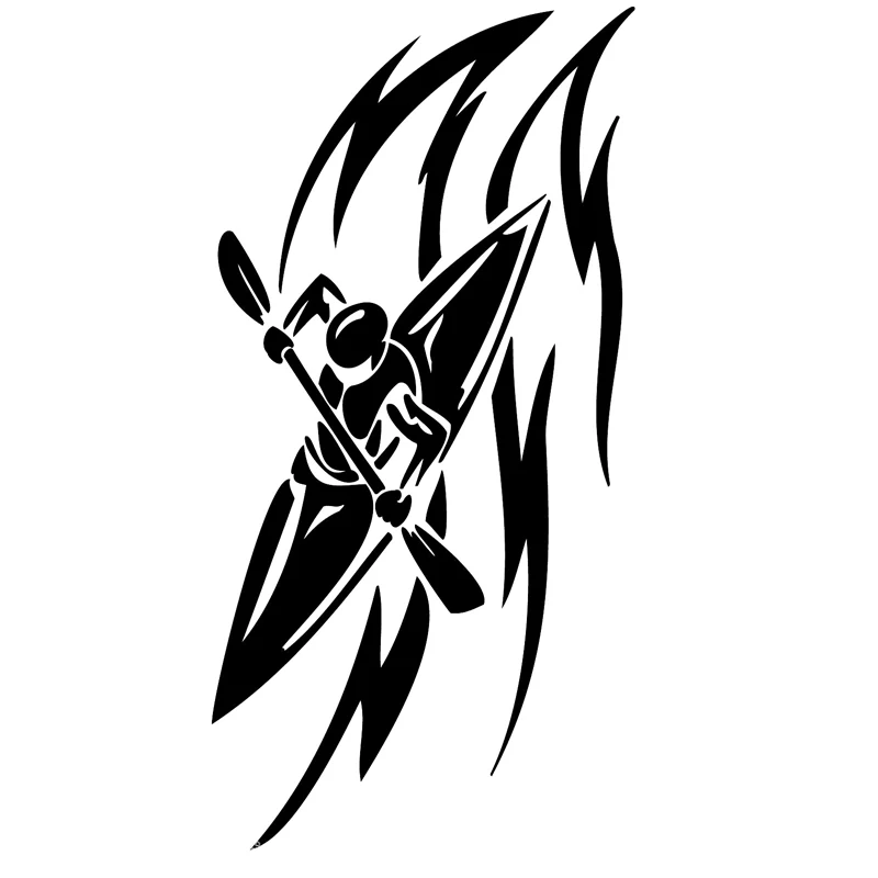 HotMeiNi 13cm Kayaking Kayak Vinyl Decal Car Window Bumper Sticker-in ...