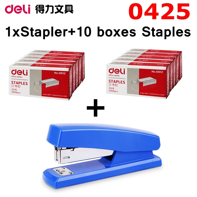 [ReadStar]Deli 0425 classic economy stapler 20 papers capacity match 24 ...