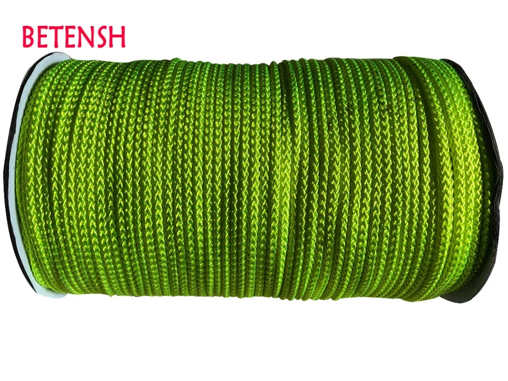 Aliexpress.com : Buy 3mm Neon Green Rattail Satin Braid Nylon Cord 130m ...