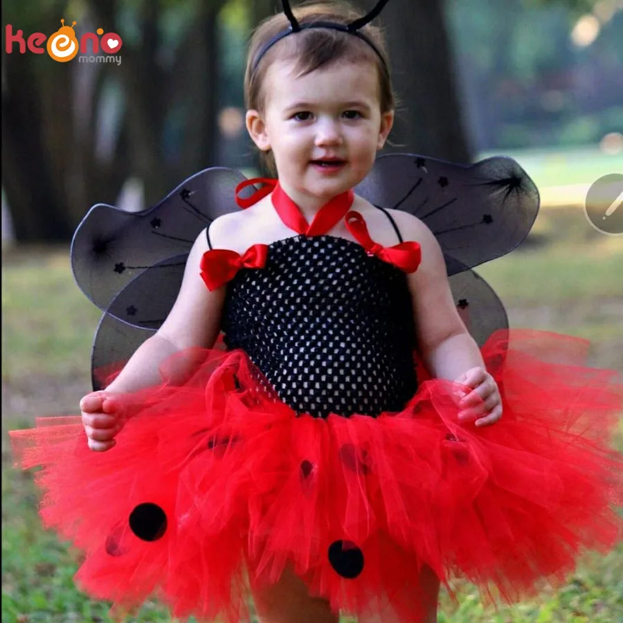 Latest Fancy Girls Ladybug Tutu Costume Kids Dress for Cosplay Party ...