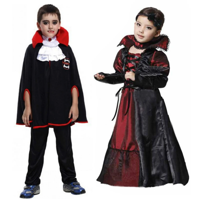 Children girls Hot Halloween Cosplay Costumes Vampire Queen Costume ...