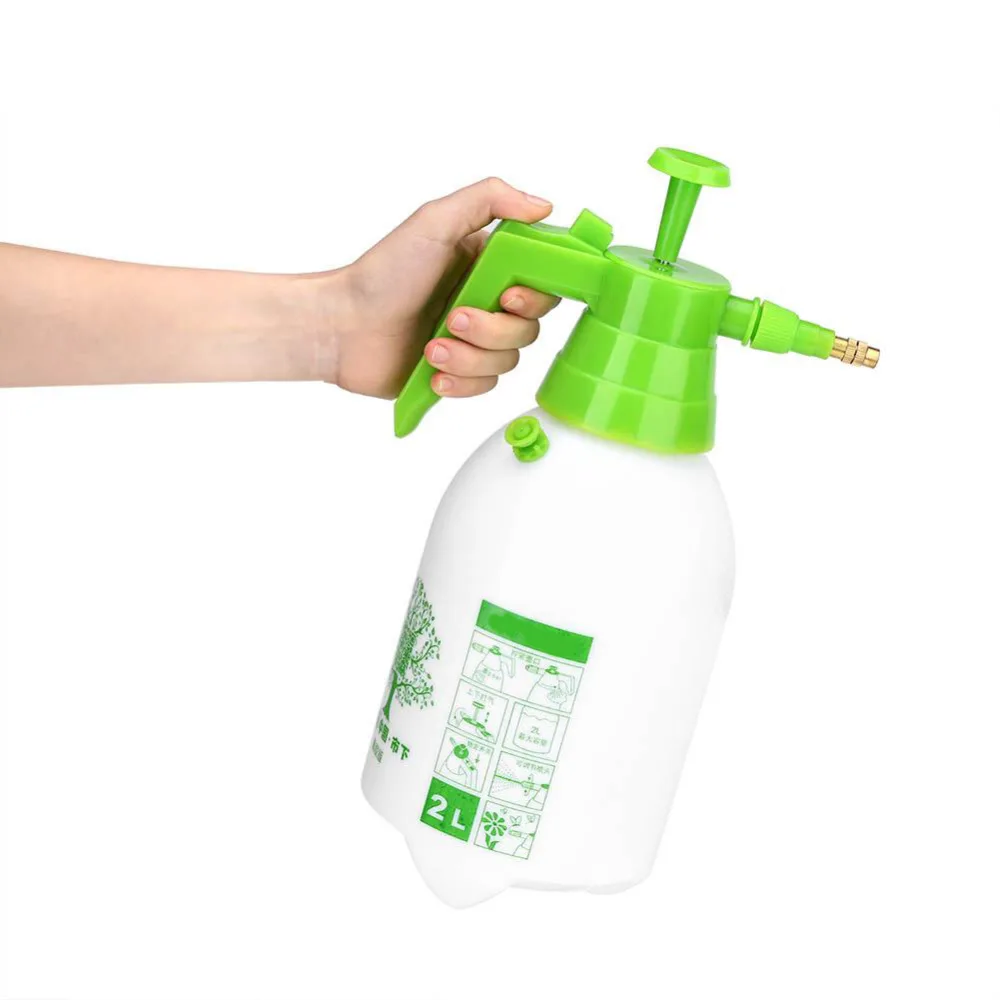 2l Manual Pressurized Water Sprayer Spray Gun Sprinkler Tool Garden ...