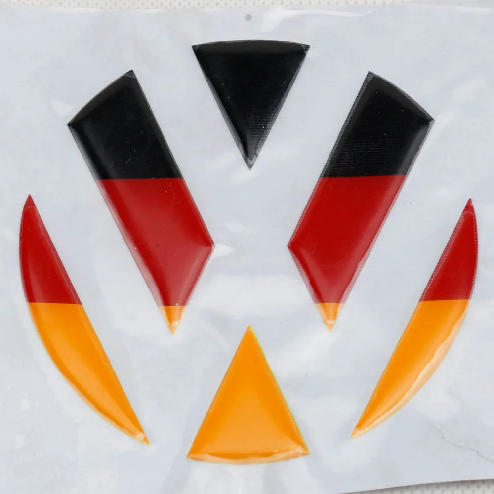 Resin Germany Flag Trunk Vw Emblem Insert Fit For Vw Mk5 Mk6 Golf Eos ...