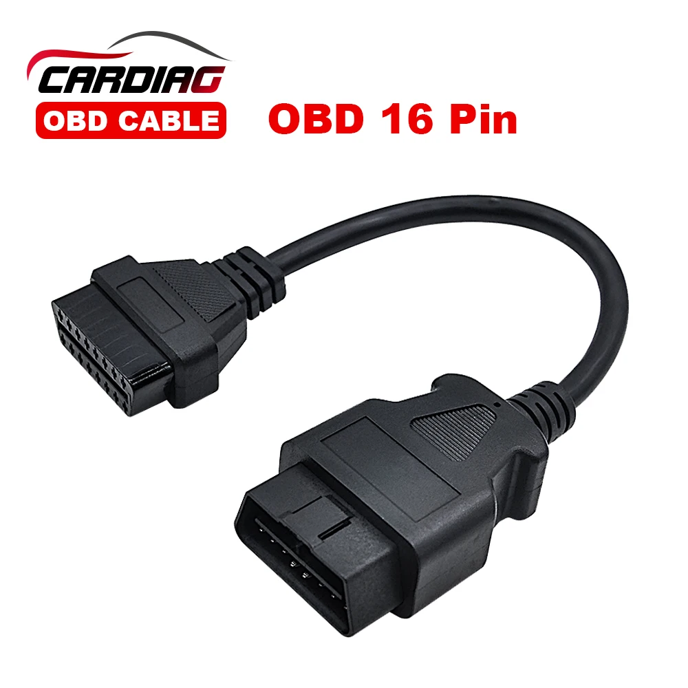 OBD 16 Pin Male To 16 Pin Female OBD II OBD2 Extension Cable OBD2 ...