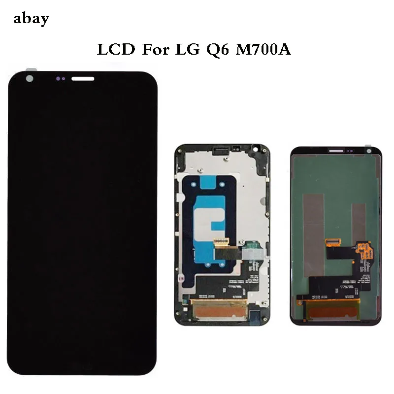 LG Q6 + LG M700 M700 M700A US700 M700H M703 M700Y 수리 부품에 대 한 프레임 없이 LCD 화면 및 디지타이저 전체 어셈블리|휴대폰 ...