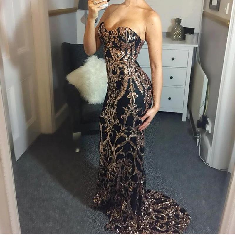 JUKPOP.COM Sexy Bra Off Shoulder Retro Geometry Sequin Female ...