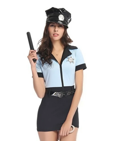 Police Party Costume Sexy Female Police Uniform Police Style Sexy