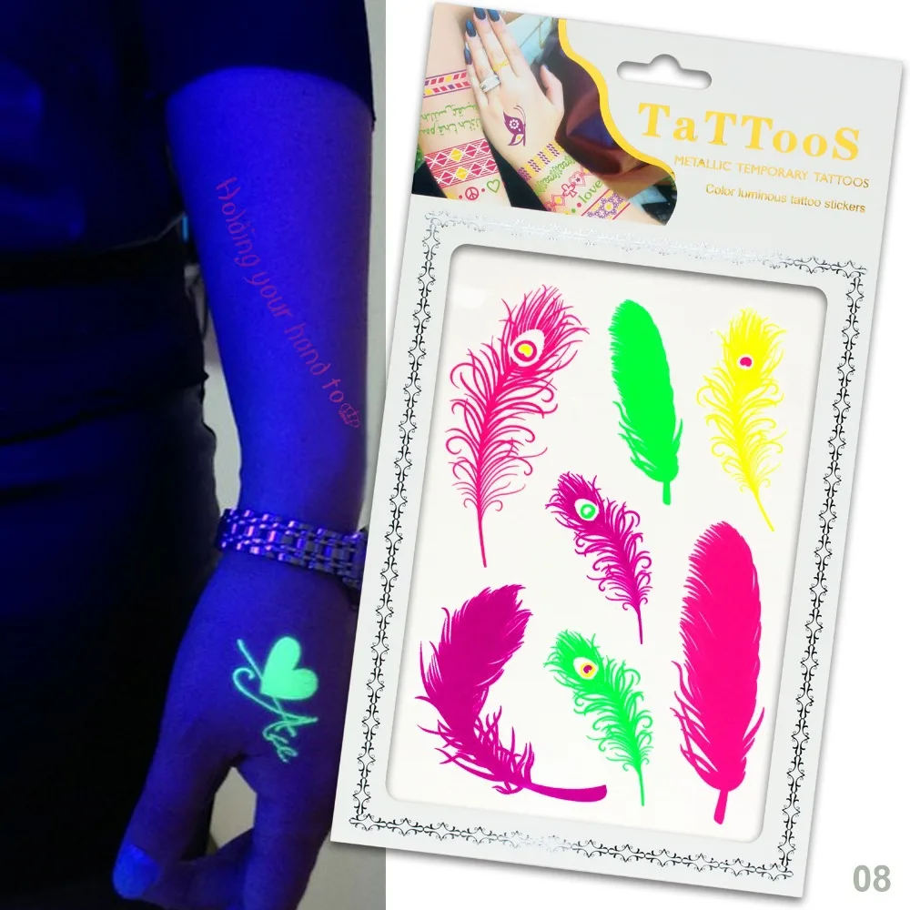 Temporary Shiny Tattoos