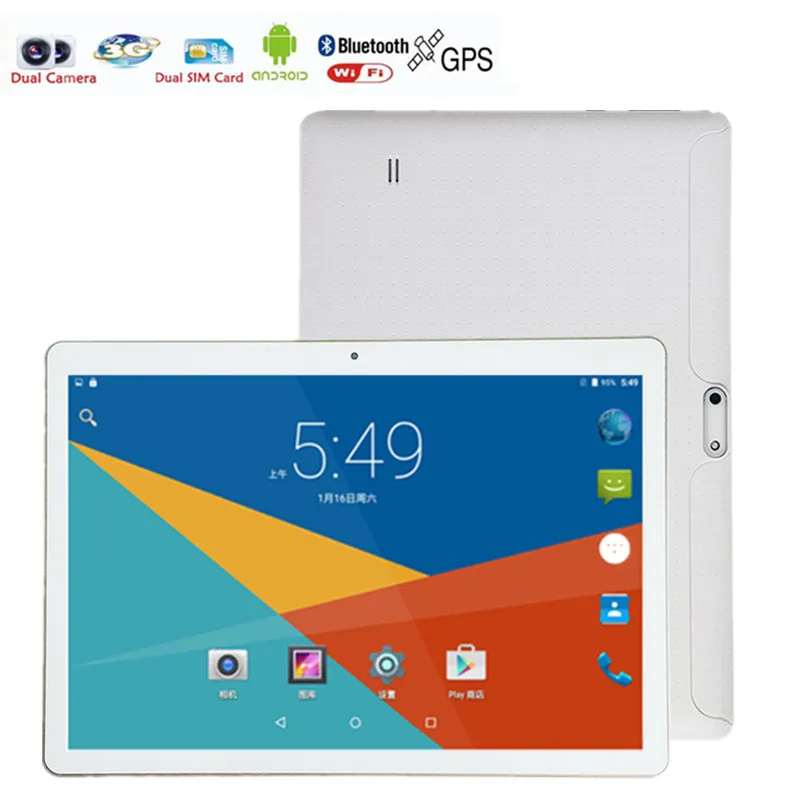 10.1 inch Smart tablet pcs 4GB Ram 32GB Rom android tablet pc Quad core ...