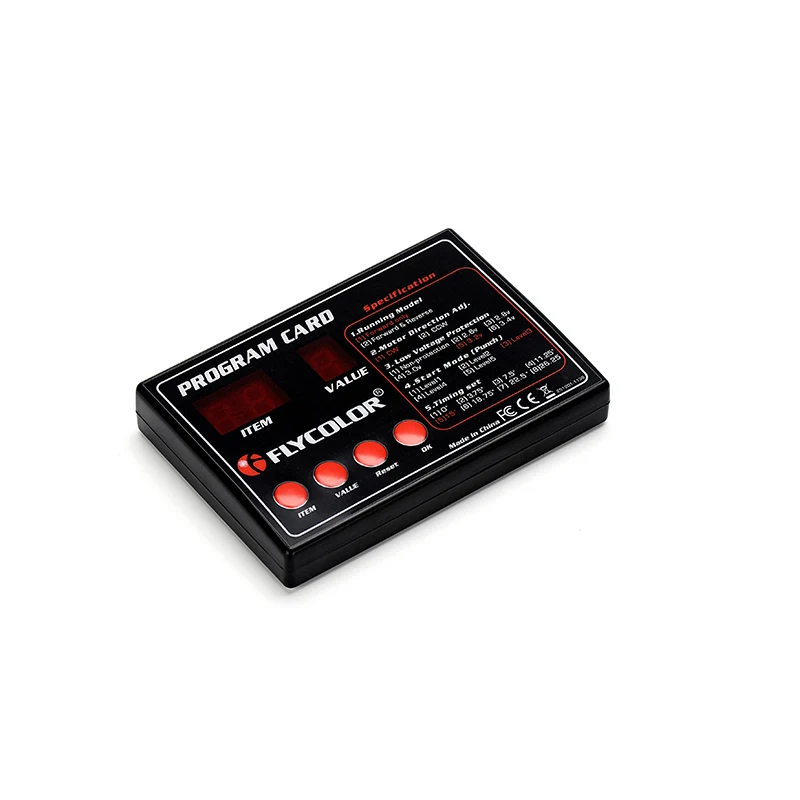 Fatjay Flycolor Boat Esc Program Card For Rc Flymonster Series ...