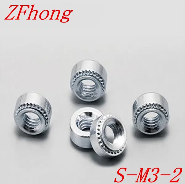 Tuercas remachadoras de presión, S M3 2 PEM, 100 Uds.|rivet nut|nut nutpem nuts - AliExpress