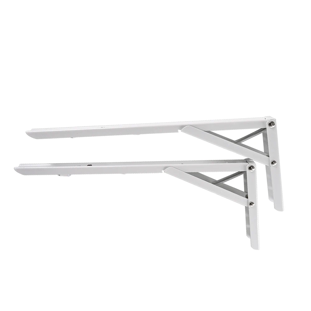 14 inch Length 90 Degree Metal Spring Loaded Triangle Folding Shelf ...