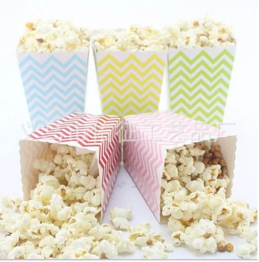 60 Partywedding popcorn treat boxes Paper, Party & Kids Party & Gifting ...