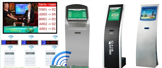 17 19 inch Multifunctional Self service wireless automatic queuing ...