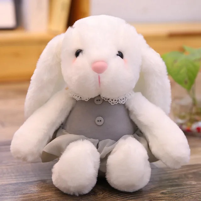 1PC Cute Rabbit Plush Doll 3 Colors Skirt Rabbit Doll Baby Gift Bunny ...