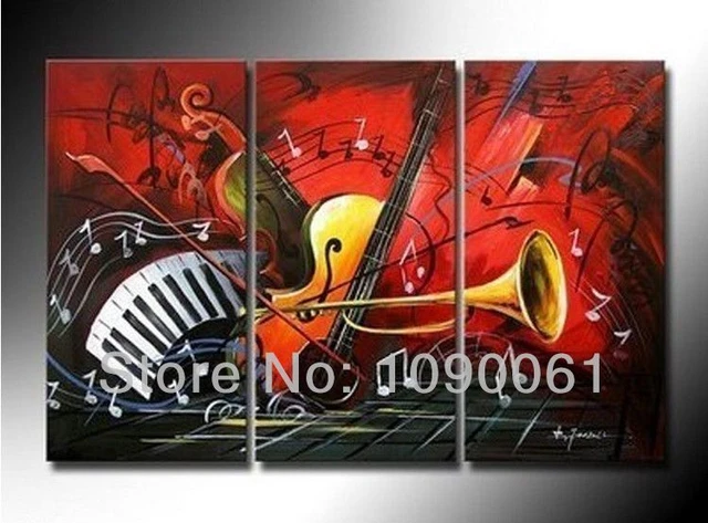 Abstract Art Musical Instruments
