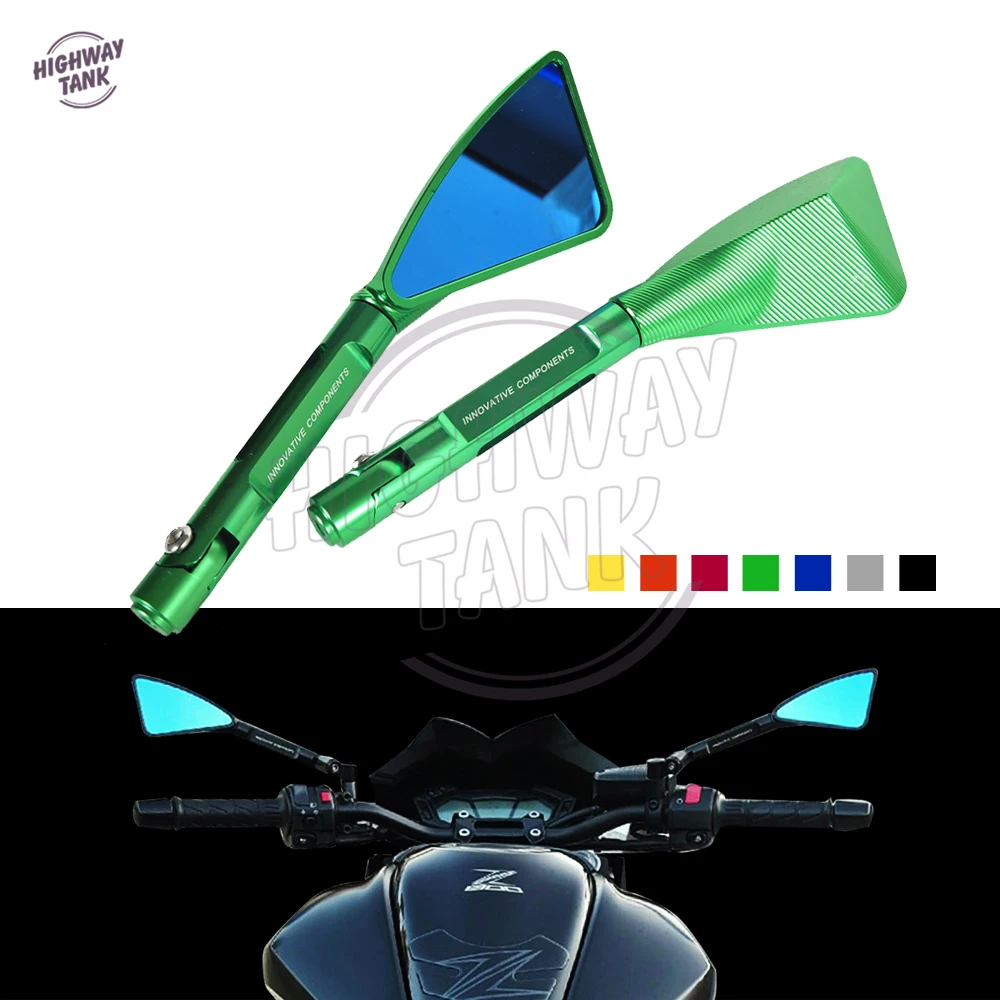 All CNC Aluminum Motorcycle Mirror Rearview Side Mirror Case for ...