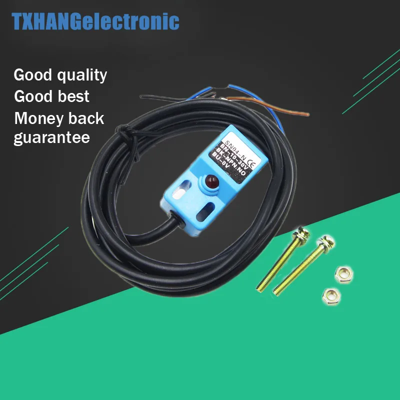 Blue SN04 N 4mm Inductive Proximity Sensor Detection Switch NPN NO DC ...