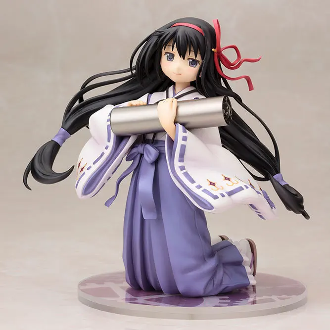 Amine Puella Magi Madoka Magica Action Figure Akemi Homura Kimono Model ...