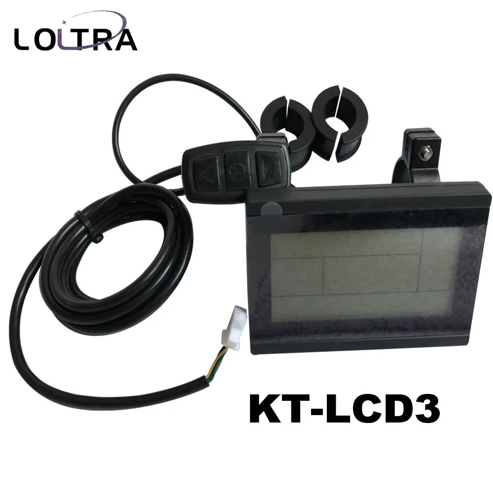 Electric bicycle KT-LCD3 display 36V 48V 60V 72V LCD Display Electric ...