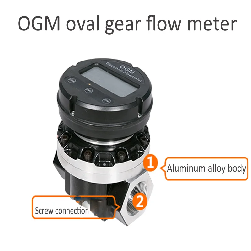 OGM-DN25 1inch Digital electronic flowmeter,Methanol / Alcohol / Diesel ...