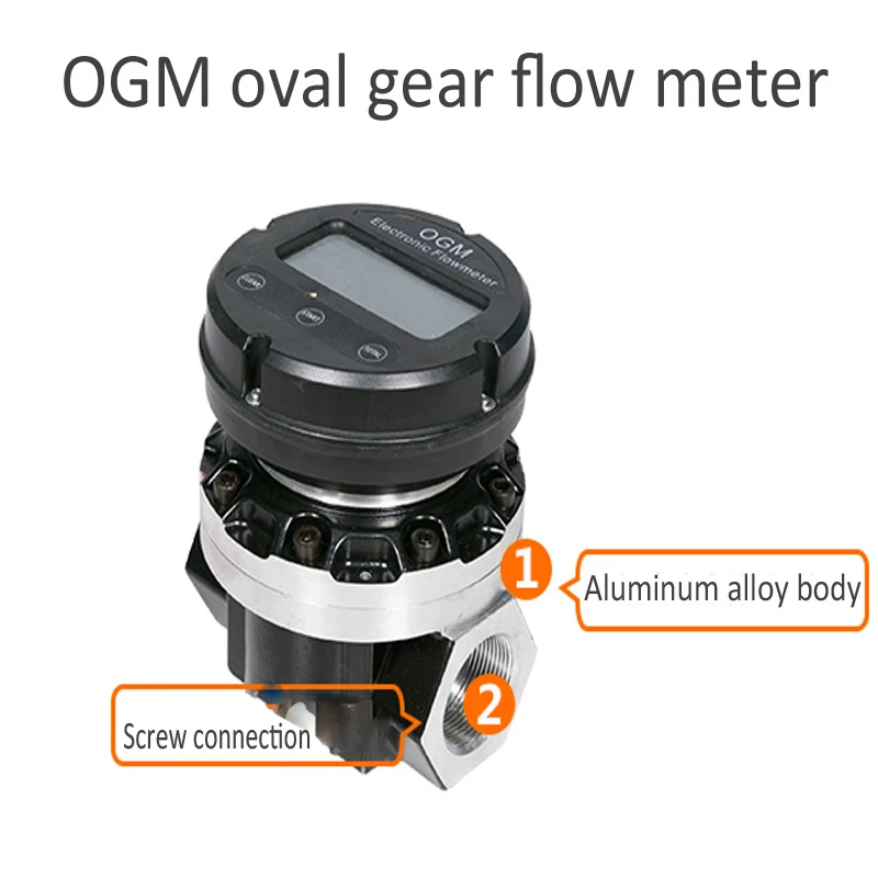 Ogm-dn25 1inch Digital Electronic Flowmeter,methanol / Alcohol / Diesel ...
