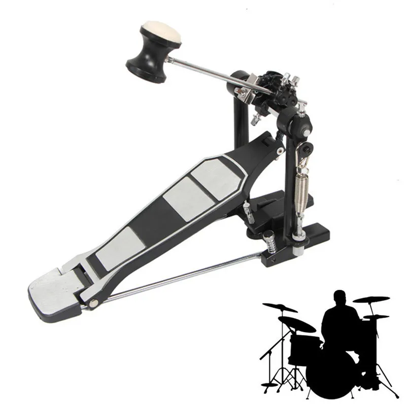 Rack Drum Pedal Set with Drum Beater Single Chain Drive Kit for Drummer ...