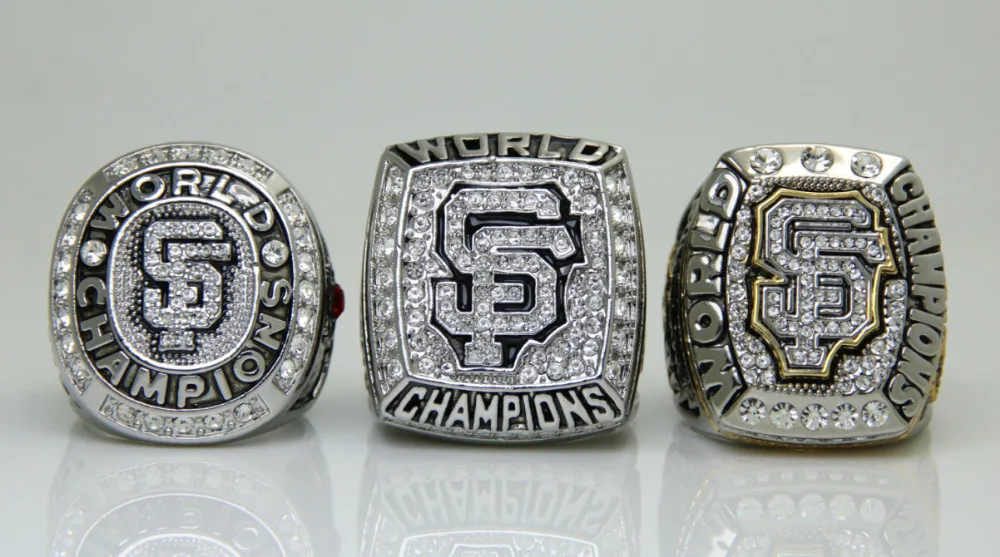 One Set 3 PCS 2010 2012 2015 San Francisco Giants MLB world series ...