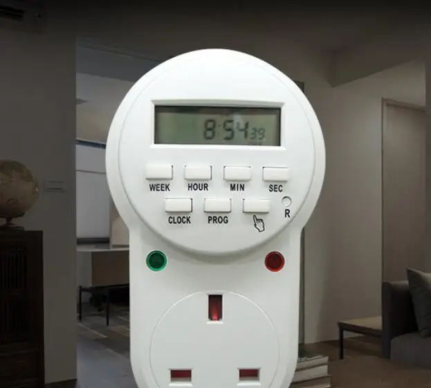 British standard time socket cycle timer switch 24 hour timer switch British time control switch ...