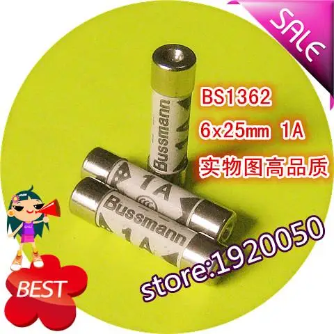 Plug fuse BS1362 1A TDC180 3A 5A 10A 13A 6x25mm|plug fuse|fuse ...