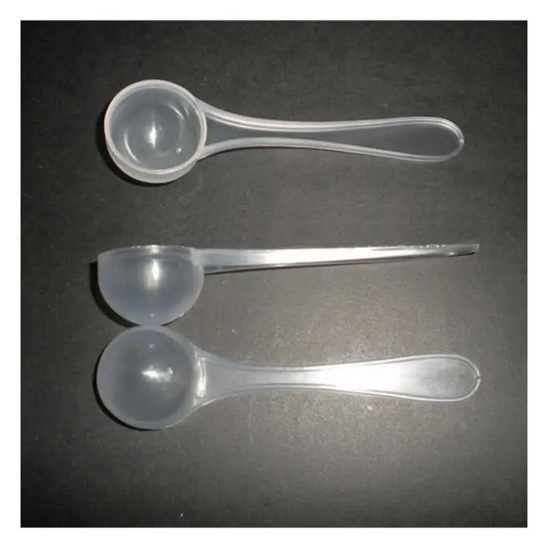 Free Shipping 500pcs/lot 2.5g Transparent Spoon 2.5 gram Food Grade PP ...