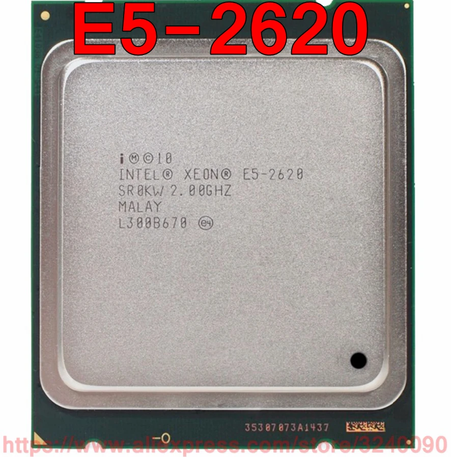 Intel Xeon CPU E5-2620 SR0KW 2.0GHz 6-Core 15M LGA2011 E5 2620 ...