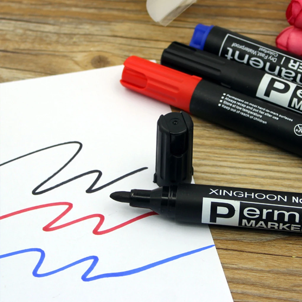 Water Resistant Fast Drying Paint Whiteboard Marker Permanent Graffiti ...