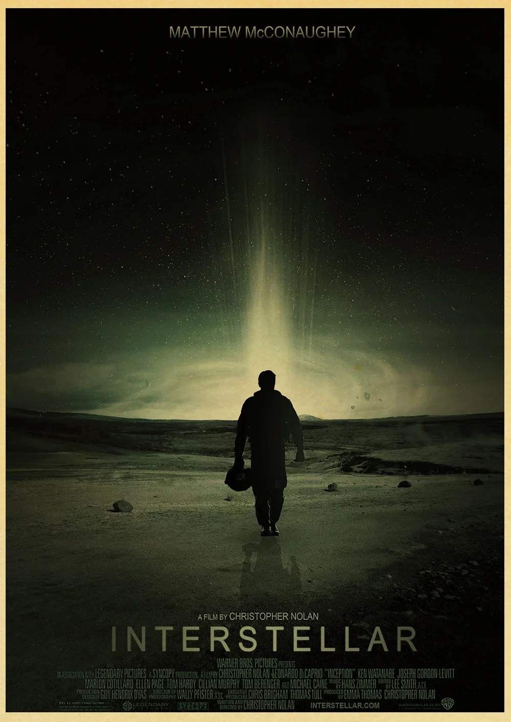 Movie Poster Interstellar Posters Wall Stickers Retro Poster Prints ...