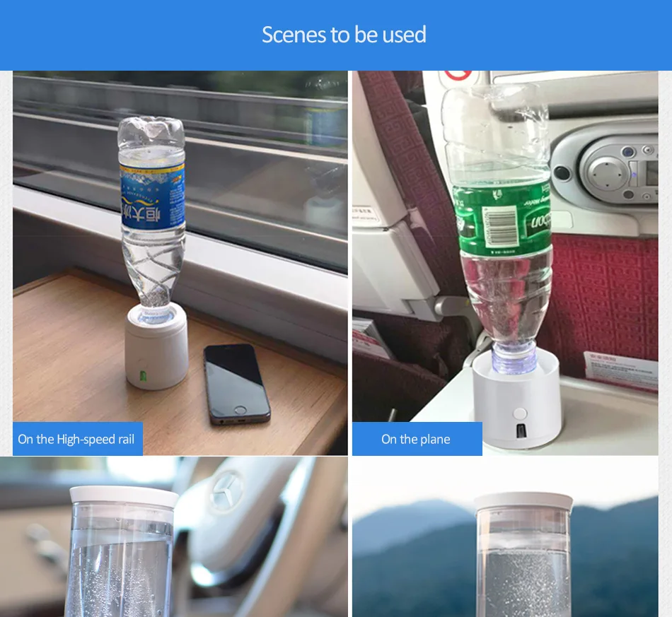 Spe+pem Membrane H2 Rich Hydrogen Water Generator Bottle Remove ...