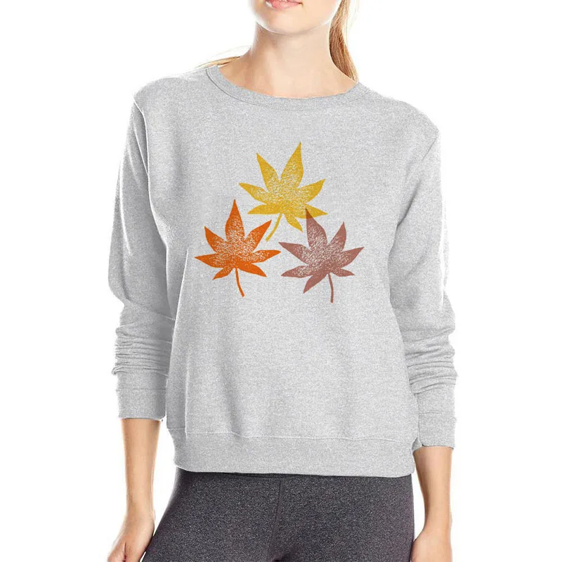 Maple Leaf Hoodies Women Beautiful Design Sweatshirt Women Maple Leaf ...