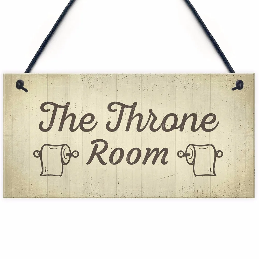 Meijiafei The Throne Room Toilet Bathroom Plaque Shabby Chic Ladies