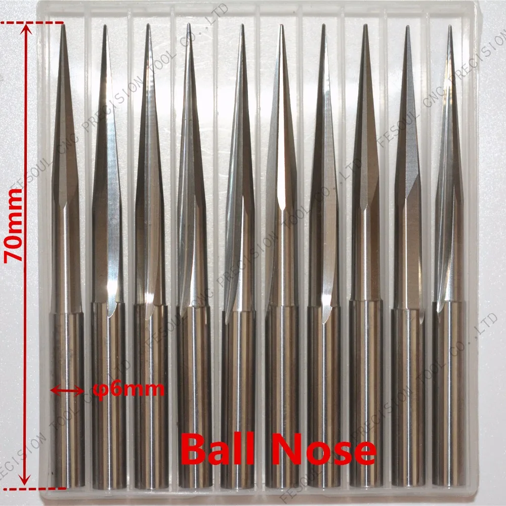 Ball Nose End Mill Cnc Router Bits | Carbide Woodworking Router Bit ...