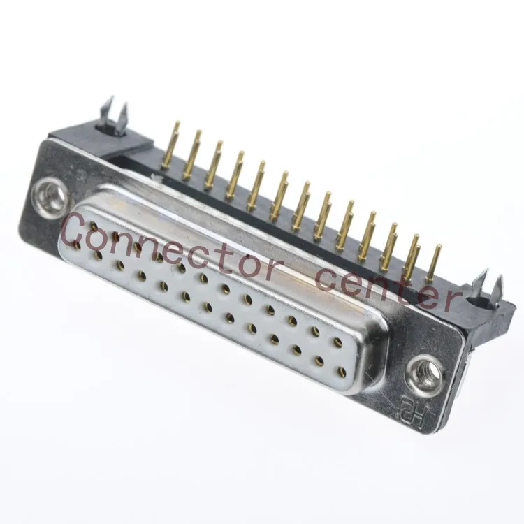 High Quality D-sub Dr Connector 25pin Female Solid Pin Full Gold Flash ...