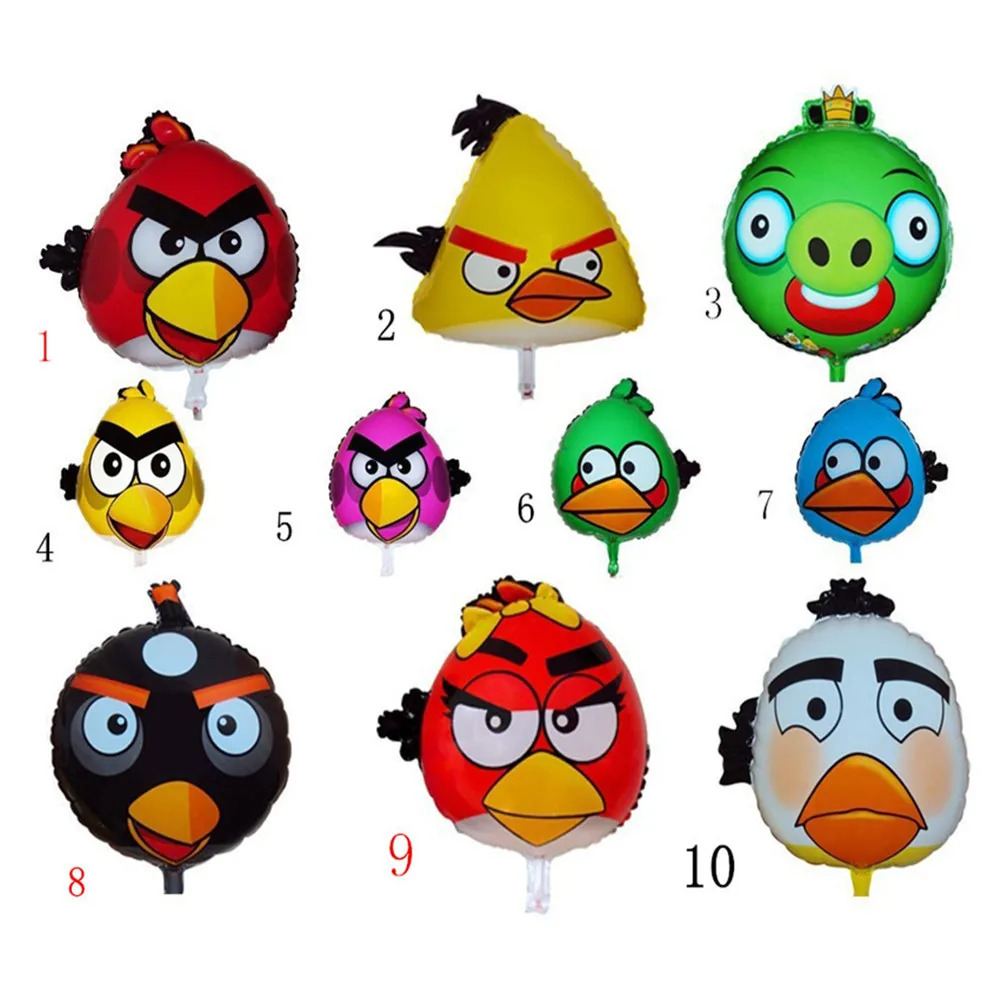 10p Lovely Cartoon Bird Foil Helium Balloon Birthday Party Wedding ...