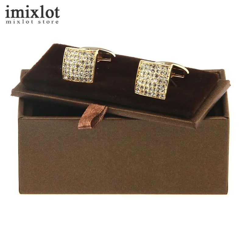Imixlot-Brown-Cufflinks-Box-Plastic-Rectangle-Storage-Boxes-Jewelry ...