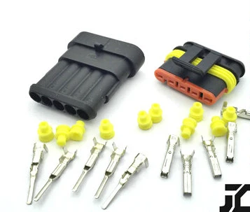 5P auto waterproof Weather packautomotive Wire Connector Plug 5 Pins ...