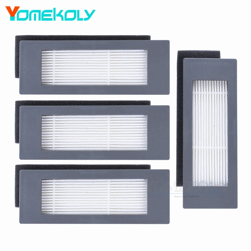 4pcs Hepa Filters 4pcs Sponges For Ecovacs Deebot Dd35 Robot Vacuum