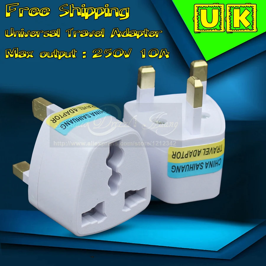 110V 250V 10A International Universal Travel Adaptor Euro EU AU US to ...