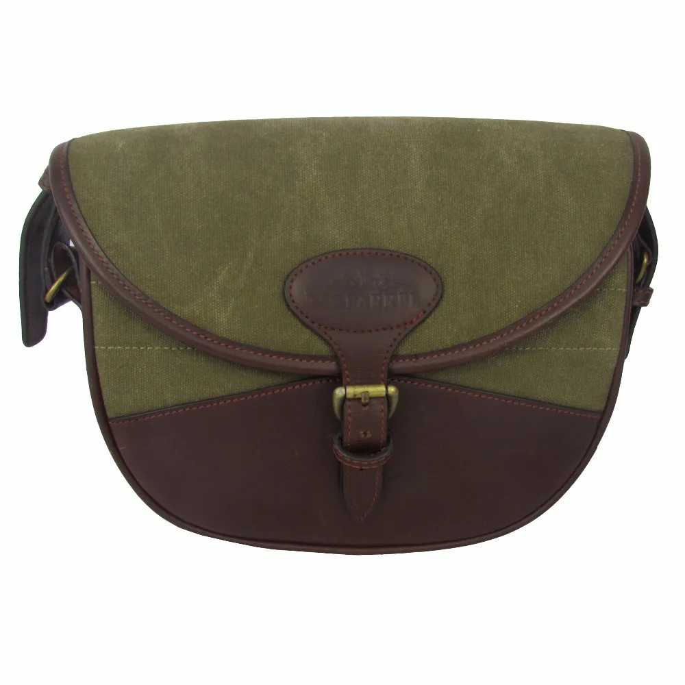 Leather Canvas Shooting bag with 100 shells Capacity Shotgun Rifle ...